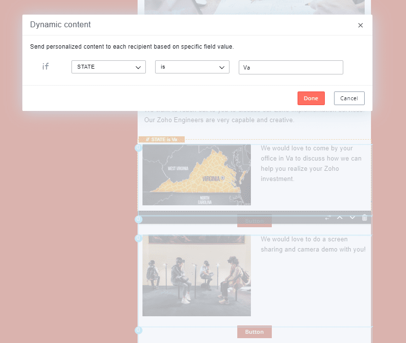 How to create Zoho Marketing Automation Goals, Zoho Marketing Automation Dynamic Content and ...